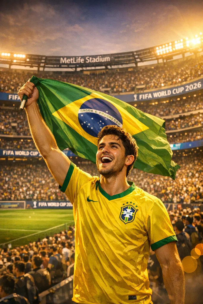 FIFA World Cup 2026 Fan Photo Prompt AI Stadium Portrait Portraits